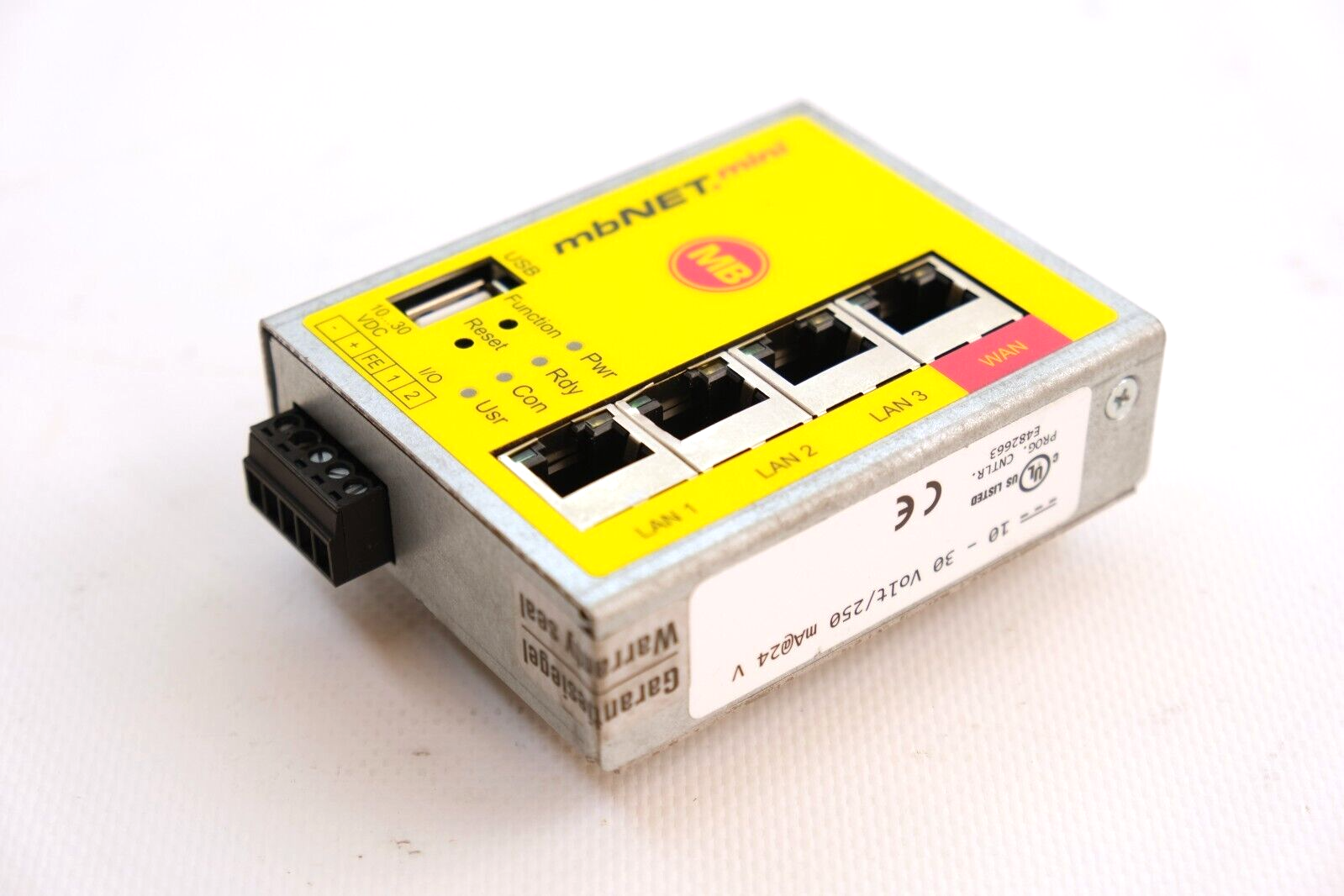 MB Connect Line mbNET.mini MDH 860 1xWAN, 3xLAN, HW1 Industrial router ...