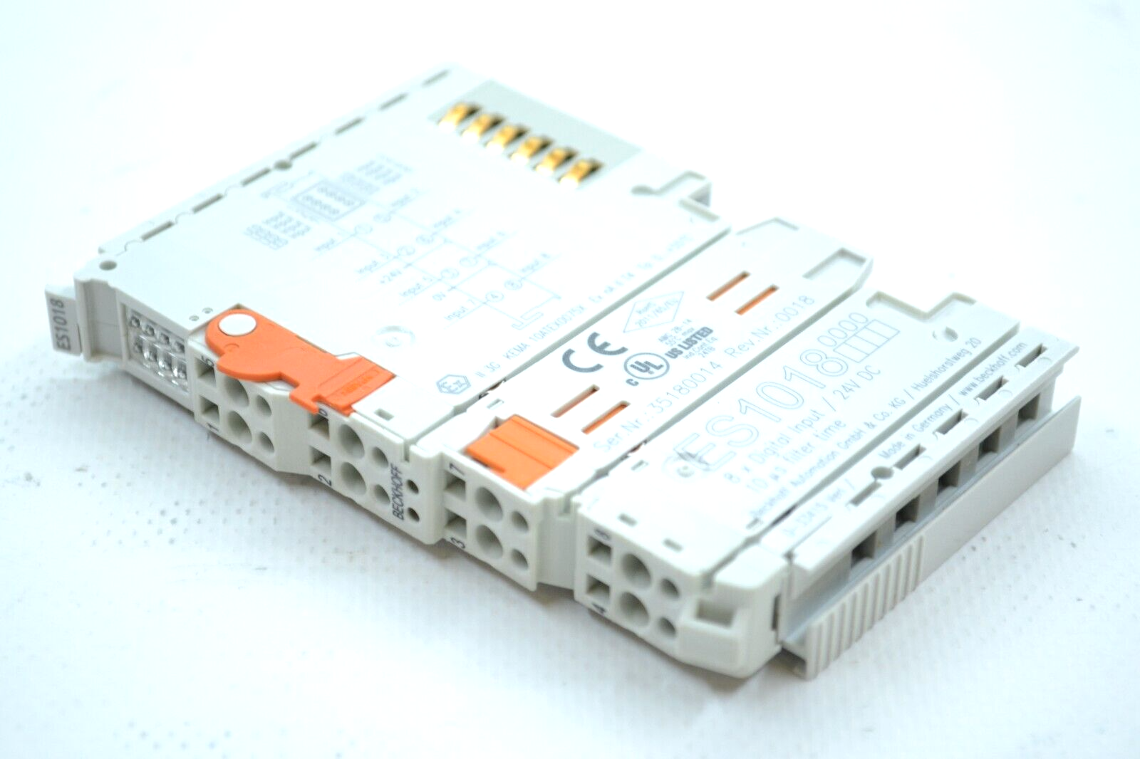 BECKHOFF ES1018 EtherCAT Terminal Digital Input | PLC Systems ...