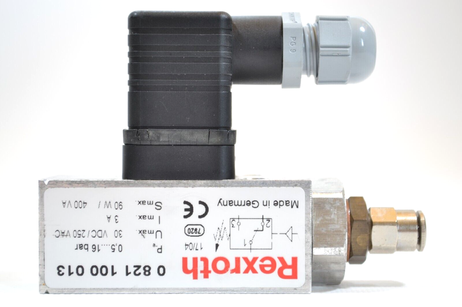 Rexroth 0821100013 Pneumatic Pressure Switch | Pneumatics Producers ...
